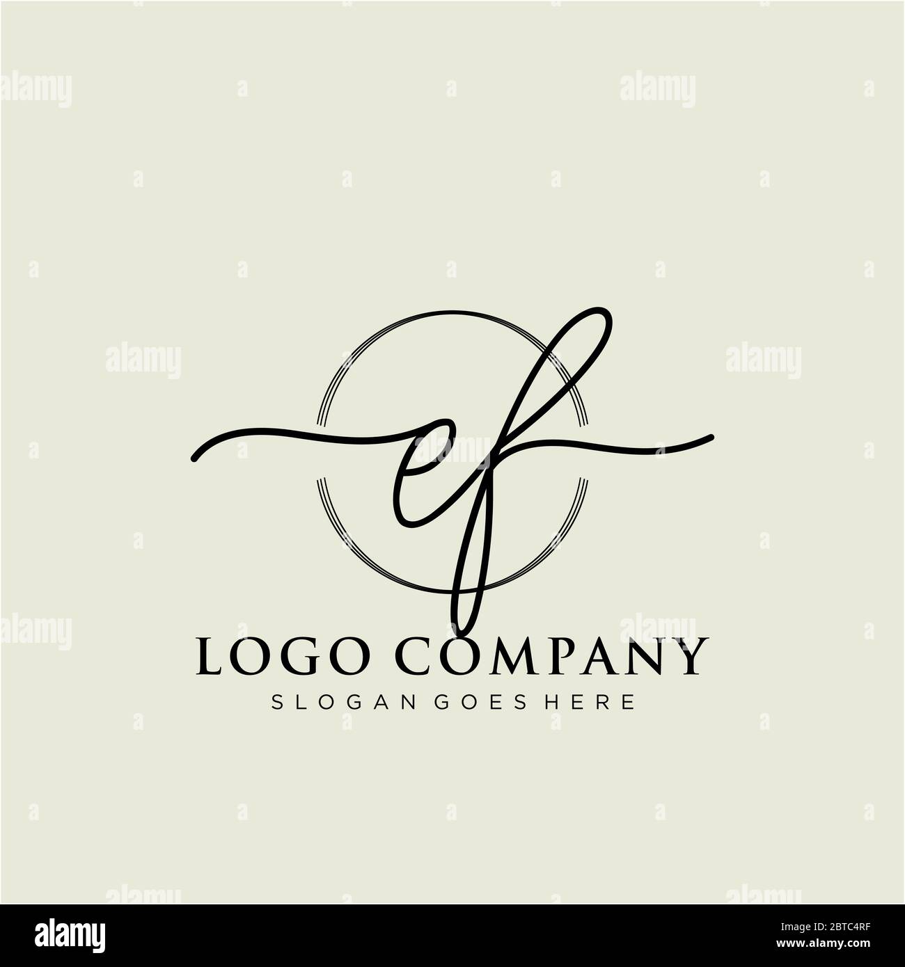 Initial Ef Logo Vector Vectors High Resolution Stock Photography and ...