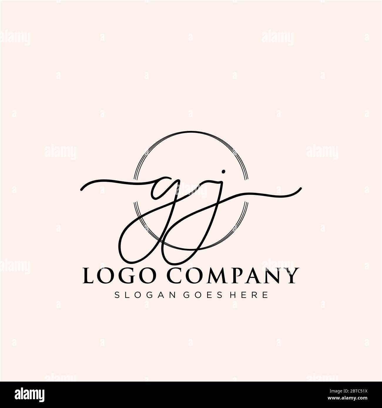 Gj logo vector vectors hi-res stock photography and images - Alamy