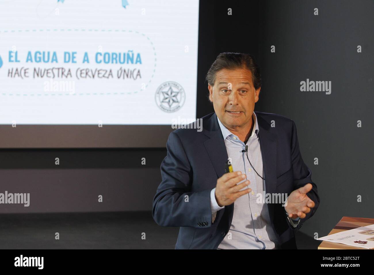 Coruña-Spain.Ignacio Rivera, executive director of the company Hijos de ...
