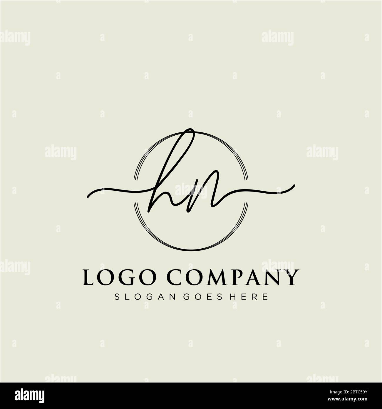 Hn logo vector vectors hi-res stock photography and images - Alamy