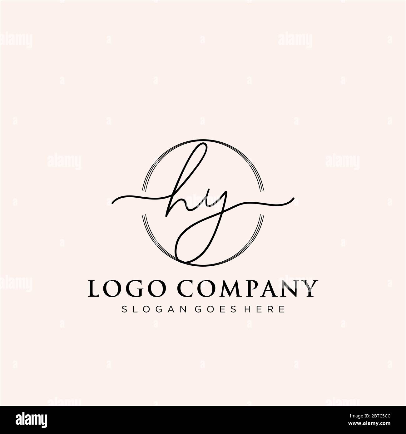 Hy logo vector vectors hi-res stock photography and images - Alamy