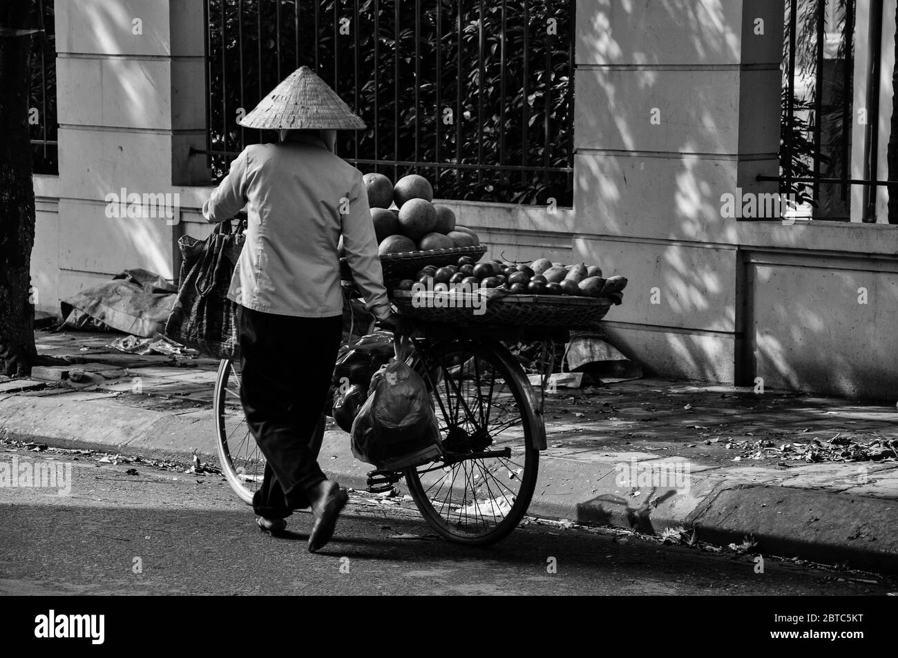 Hanoi street view Black and White Stock Photos & Images - Alamy
