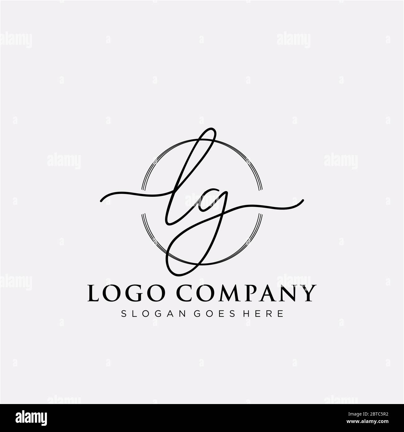 Lg initials logo Stock Vector Images - Alamy