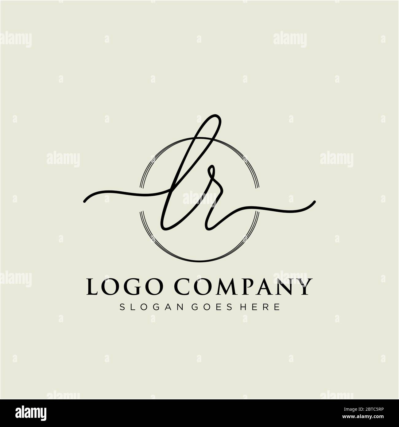 Lr initials logo Stock Vector Images - Alamy
