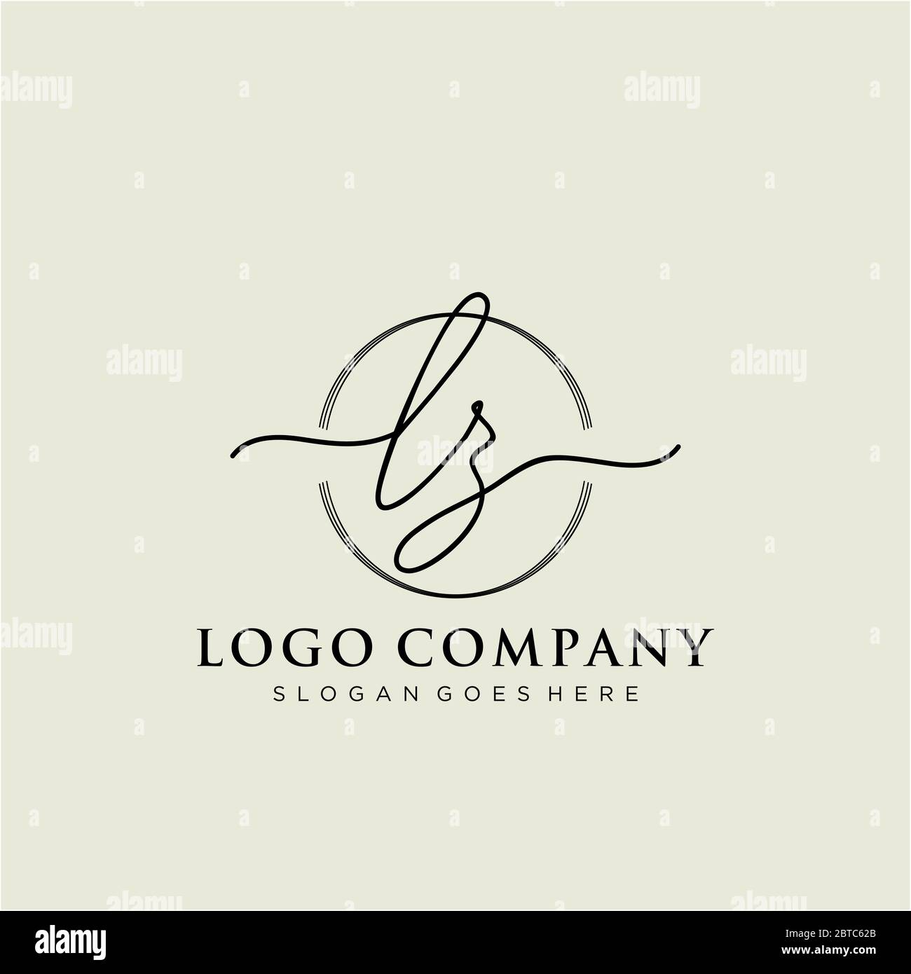 Lz initials logo Stock Vector Images - Alamy