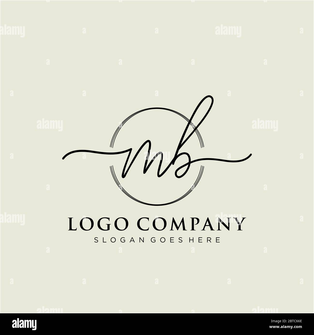 Mb initials logo Stock Vector Images - Alamy