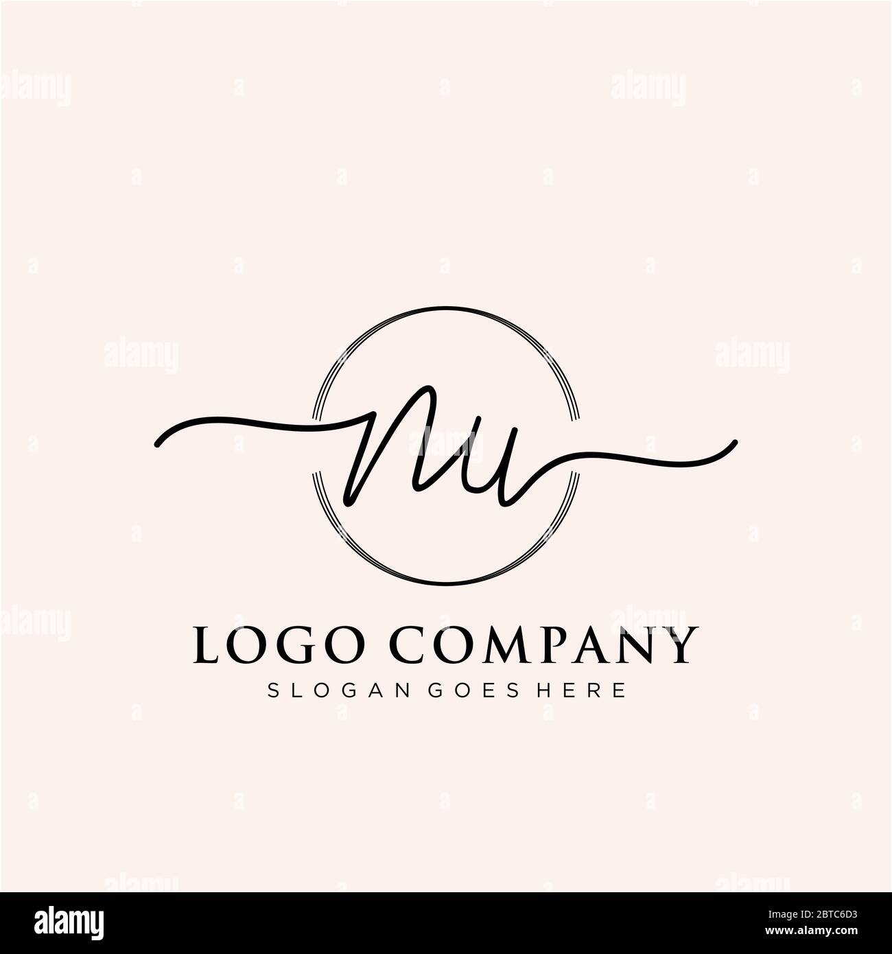 Nu initials hi-res stock photography and images - Alamy