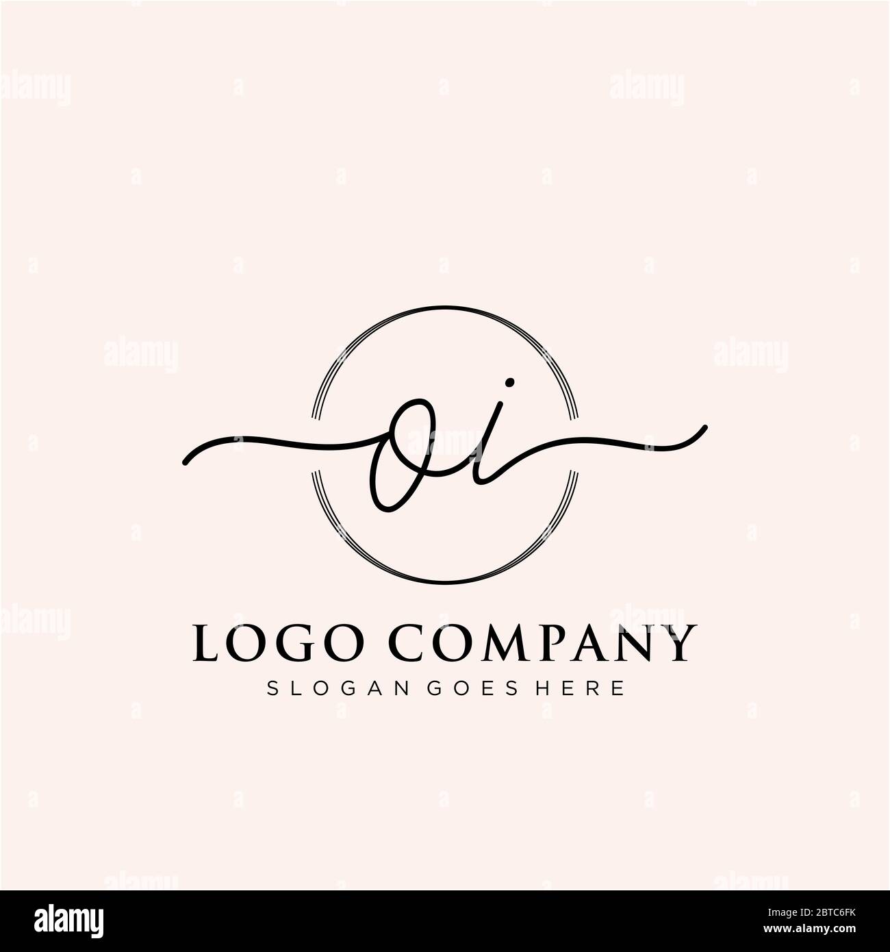 Oi logo vector vectors Stock Vector Images - Alamy