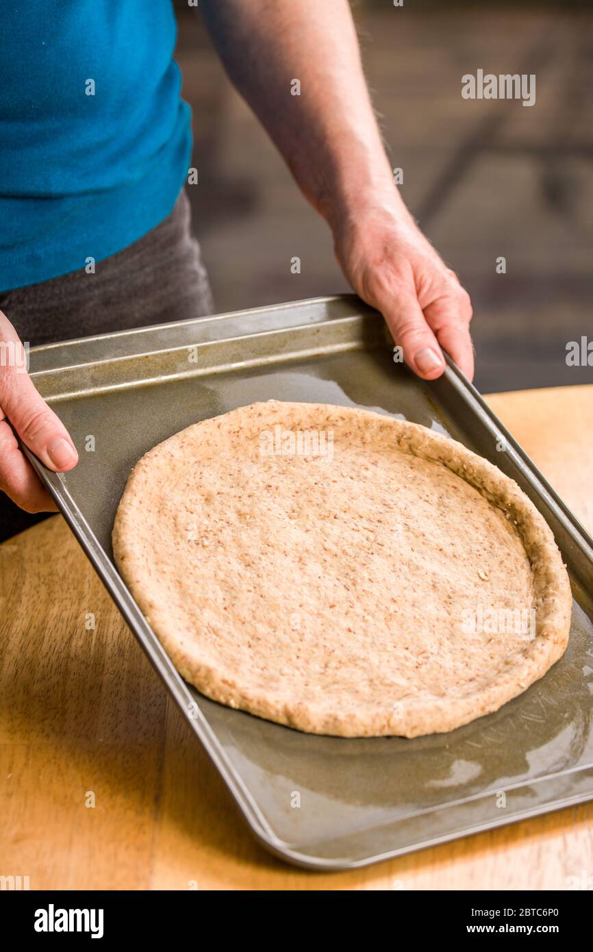 Pizza crust hi-res stock photography and images - Alamy