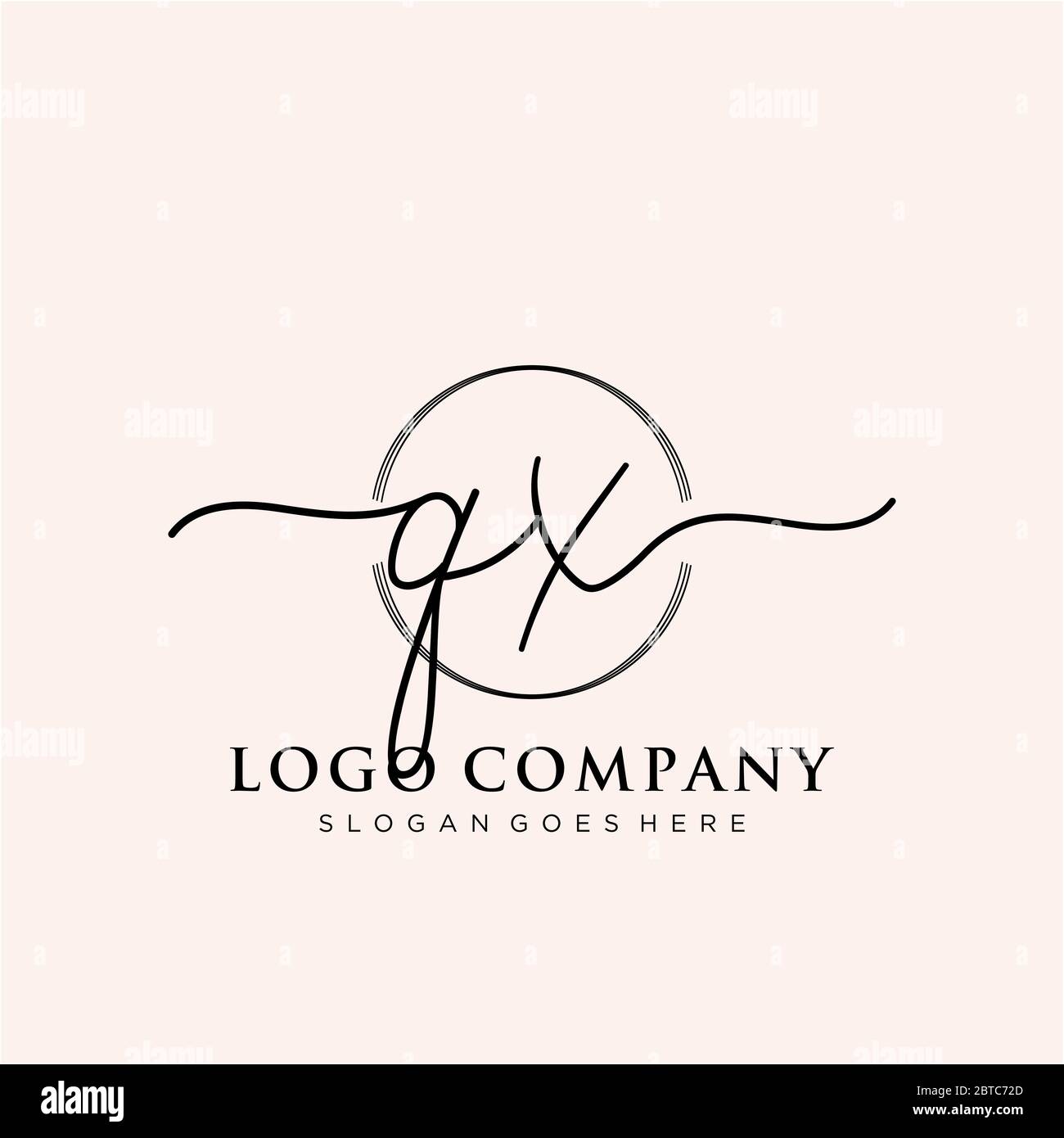 Qx logo vector vectors hi-res stock photography and images - Alamy