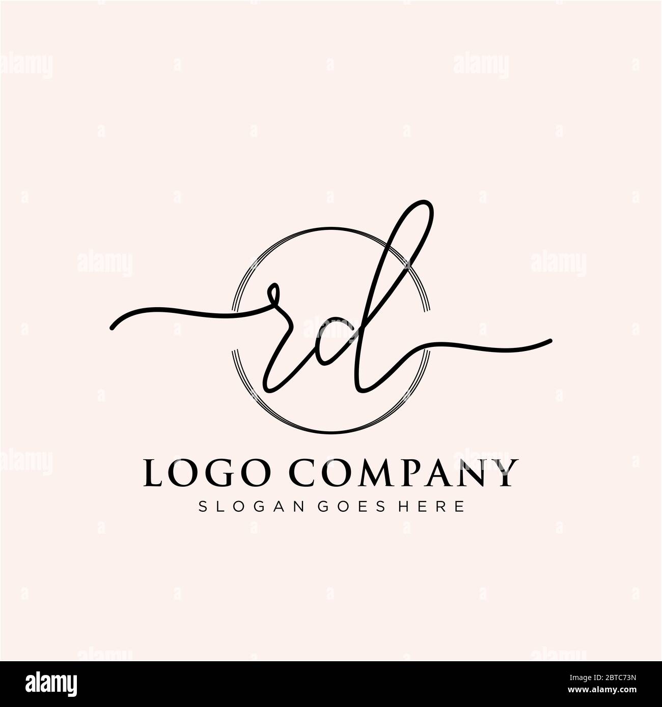 Rd initials logo Stock Vector Images - Alamy