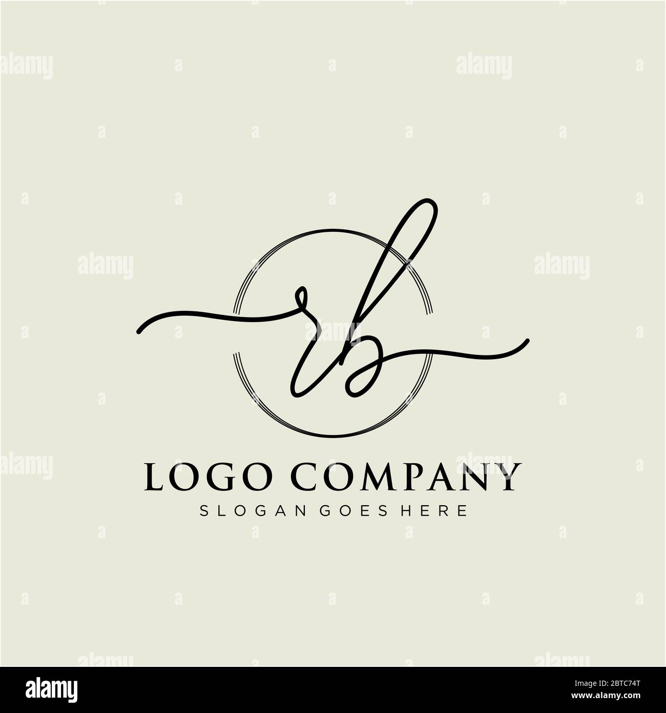 Rb Letter Logo Vector High Resolution Stock Photography and Images - Alamy