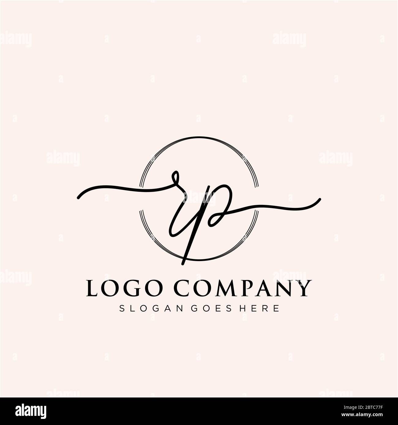 Rp initials logo hi-res stock photography and images - Alamy