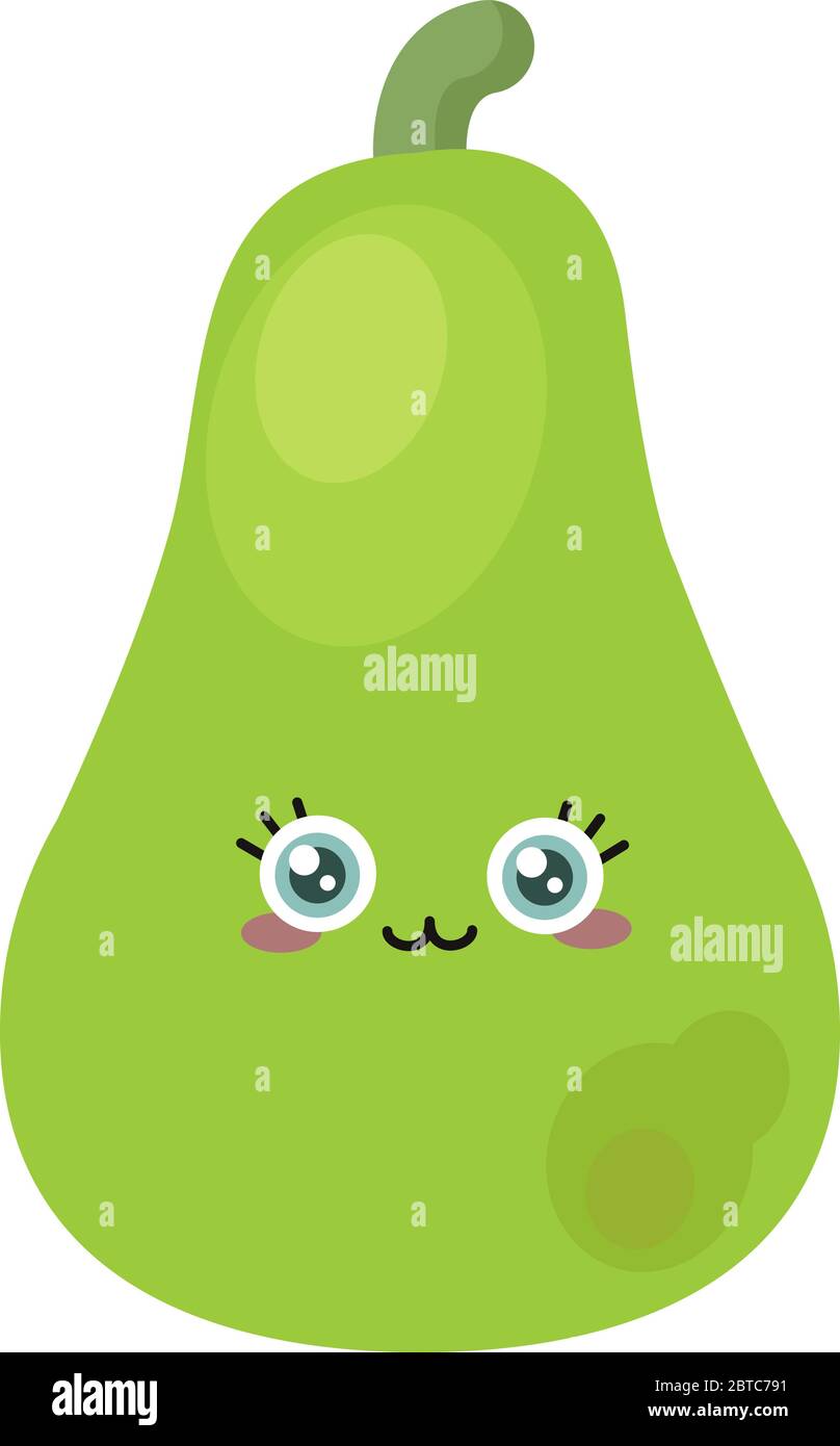Cute little pear , illustration, vector on white background Stock ...