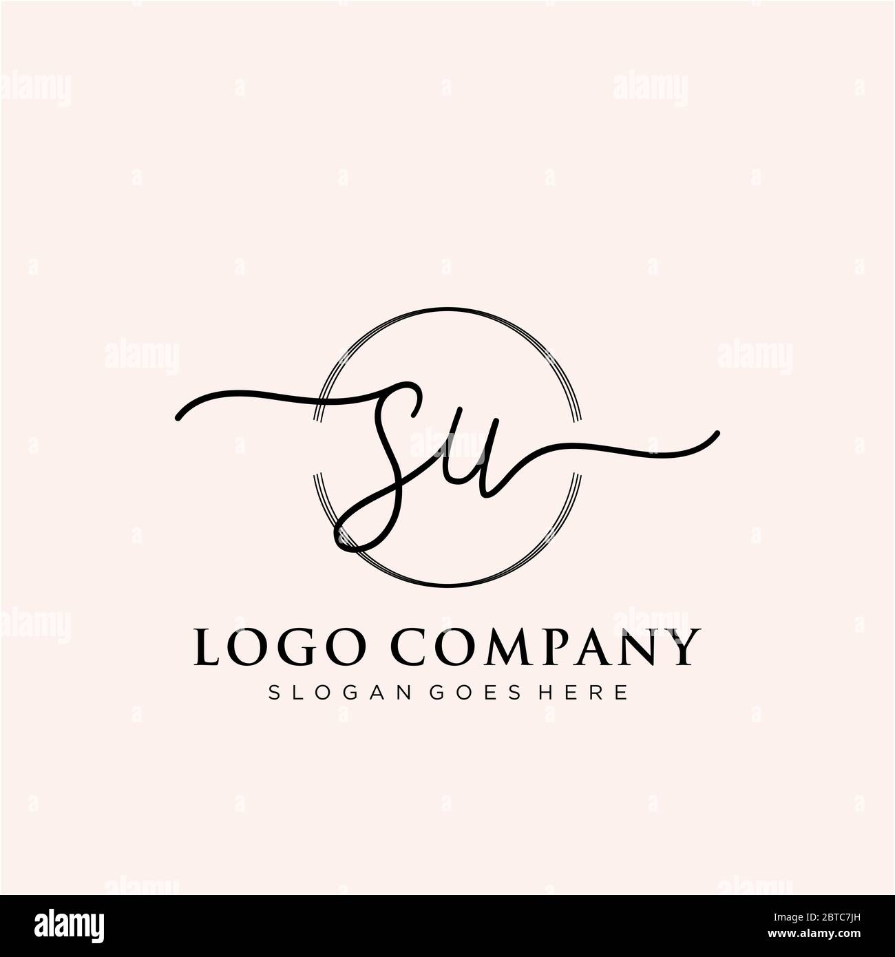 Su initials logo Stock Vector Images - Alamy