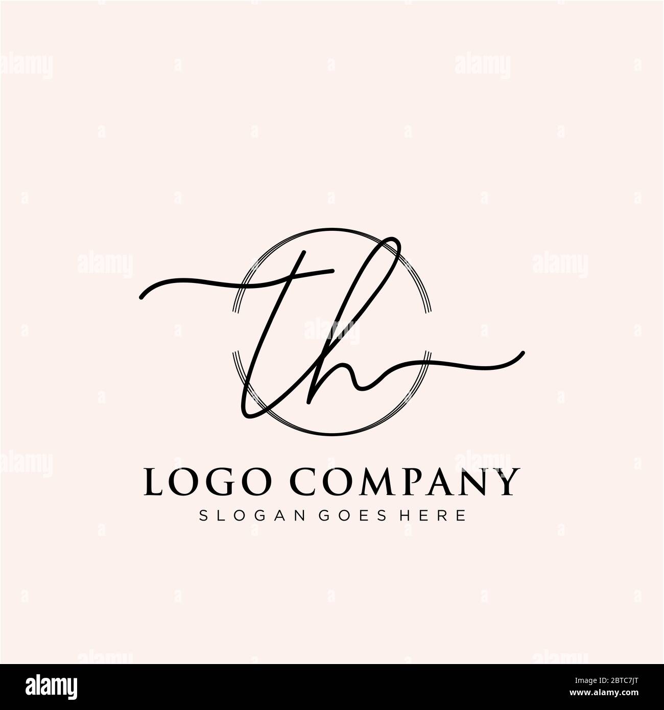 Initials th Stock Vector Images - Alamy