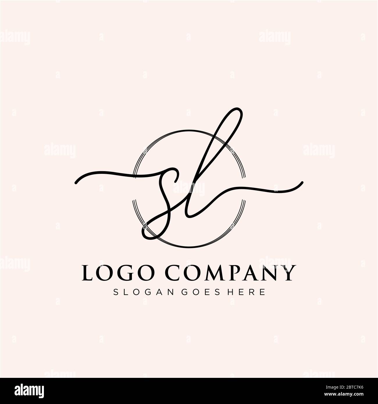 Letter sl logo Cut Out Stock Images & Pictures - Alamy