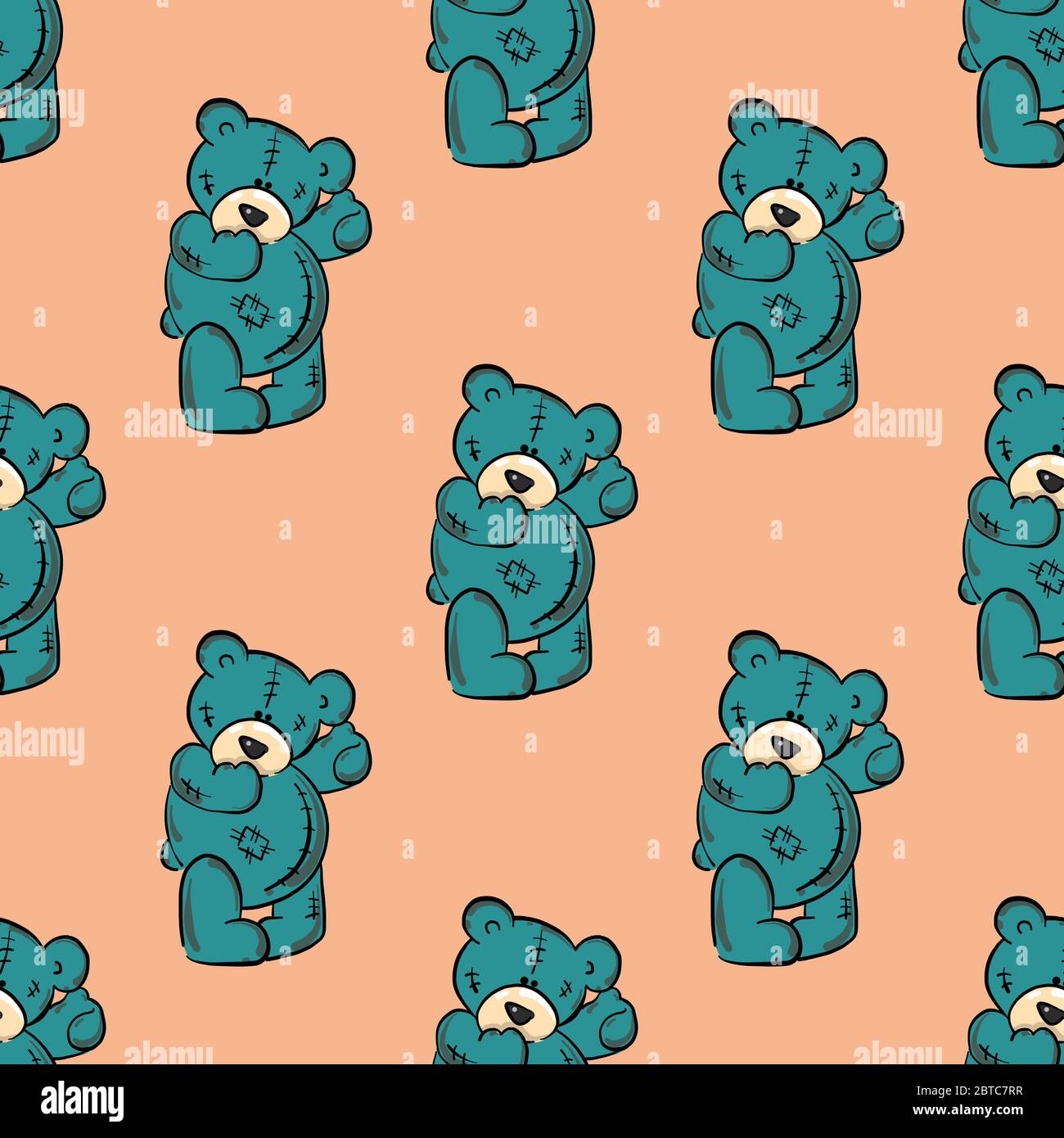 Cute gummy bear , illustration, vector on white background Stock Vector ...