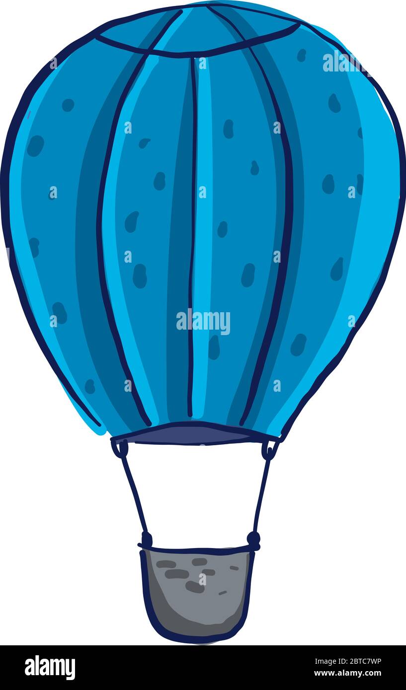 Blue hot balloon Cut Out Stock Images & Pictures - Alamy