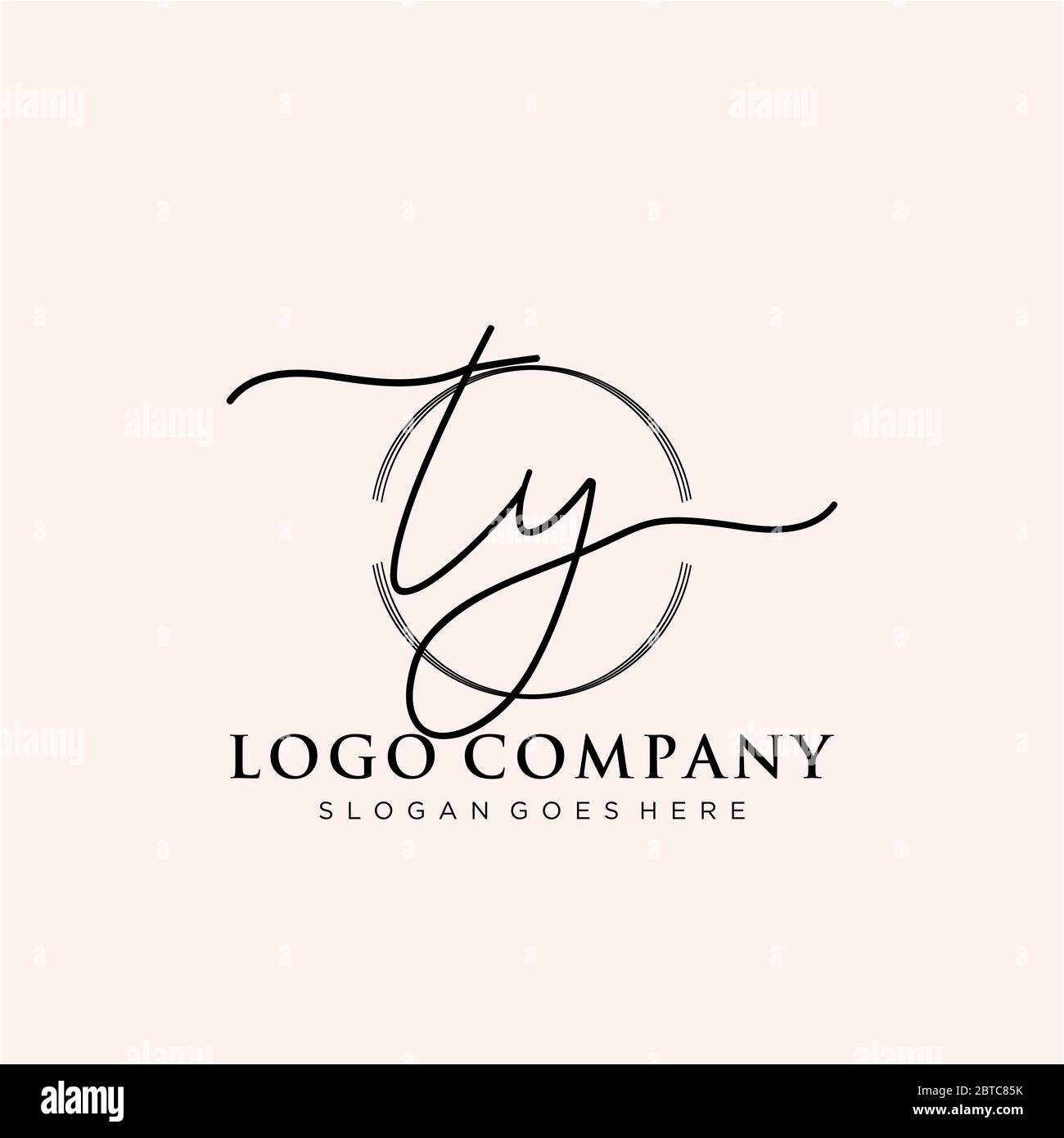 Letter ty logo hi-res stock photography and images - Alamy