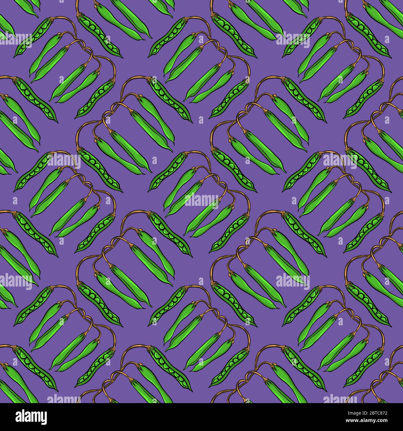 Beans pattern Stock Vector Images - Alamy