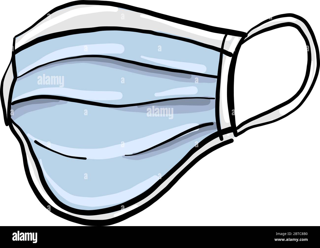 Medical blue mask Stock Vector Images - Alamy