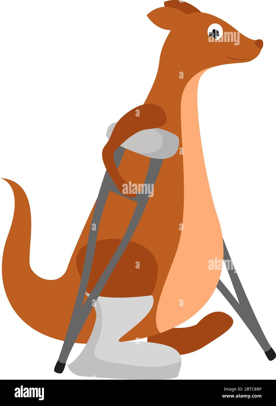Broken Leg Illustration Vector On White Background Stock Vector Image And Art Alamy