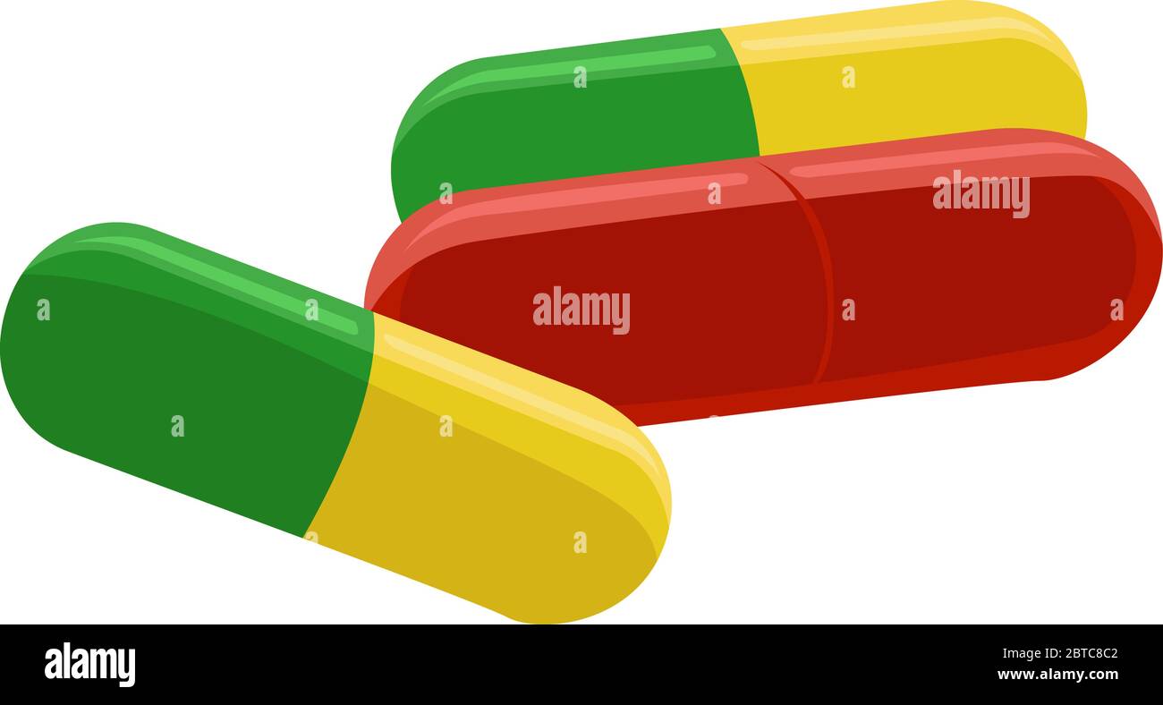 White capsules on pharmaceutical Stock Vector Images - Alamy