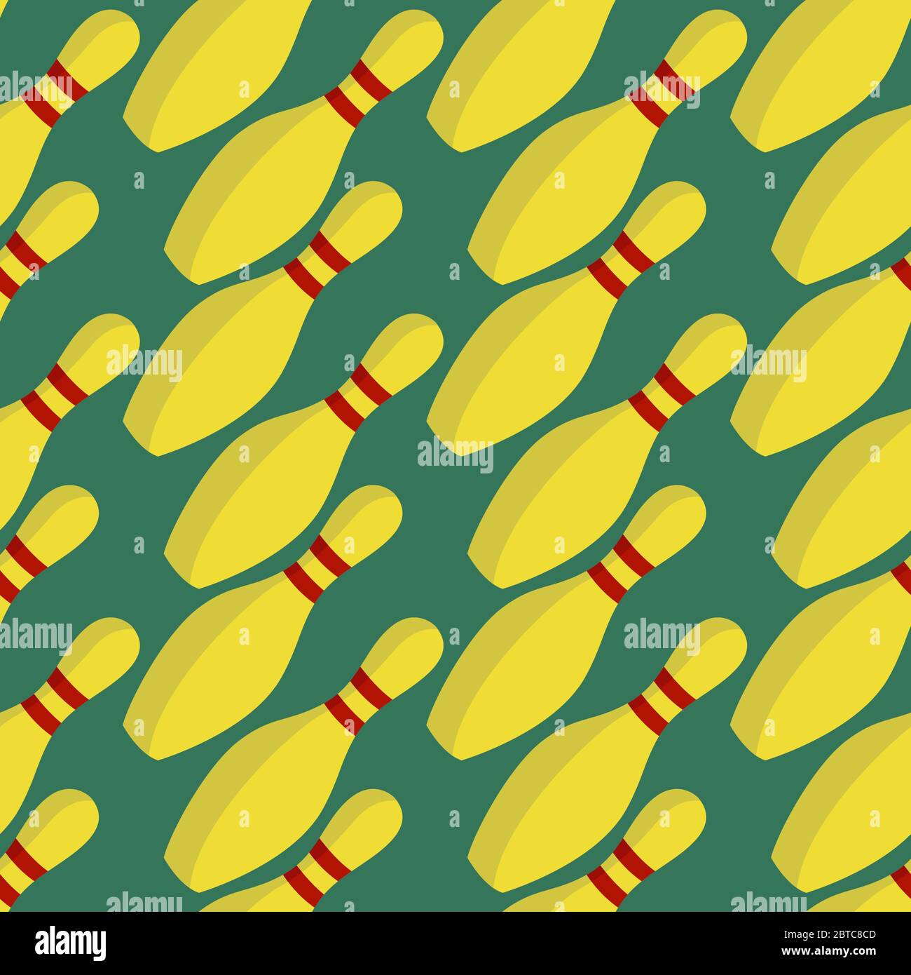 Bowling pin pattern , illustration, vector on white background Stock ...