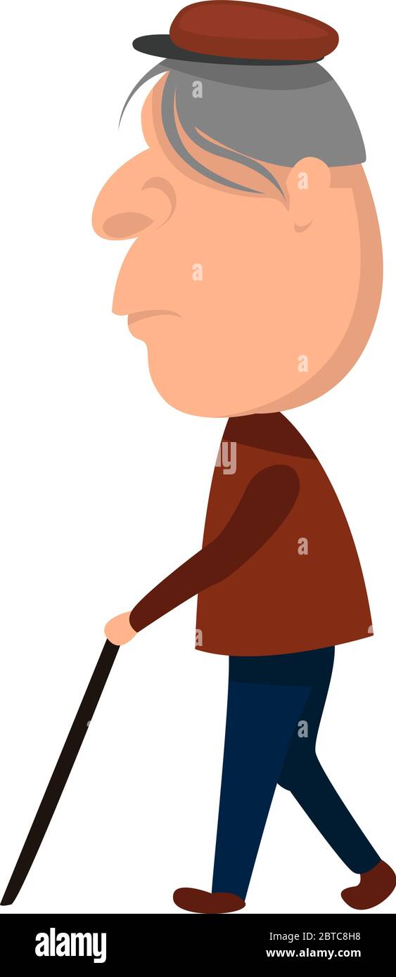 Old young people on Stock Vector Images - Alamy