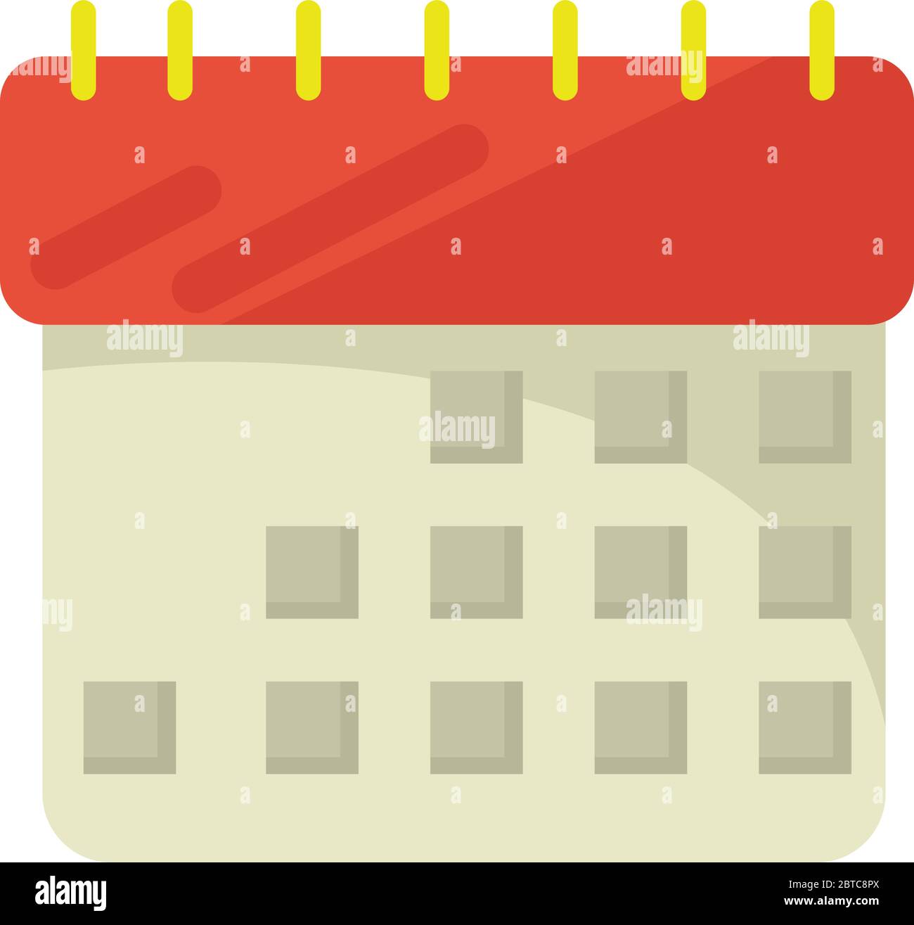 Calendar , illustration, vector on white background Stock Vector Image ...