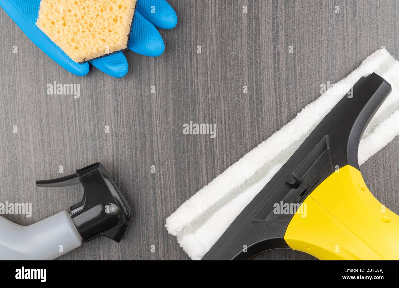 cleaning and disinfecting tools and equipment. concept of cleaning and ...