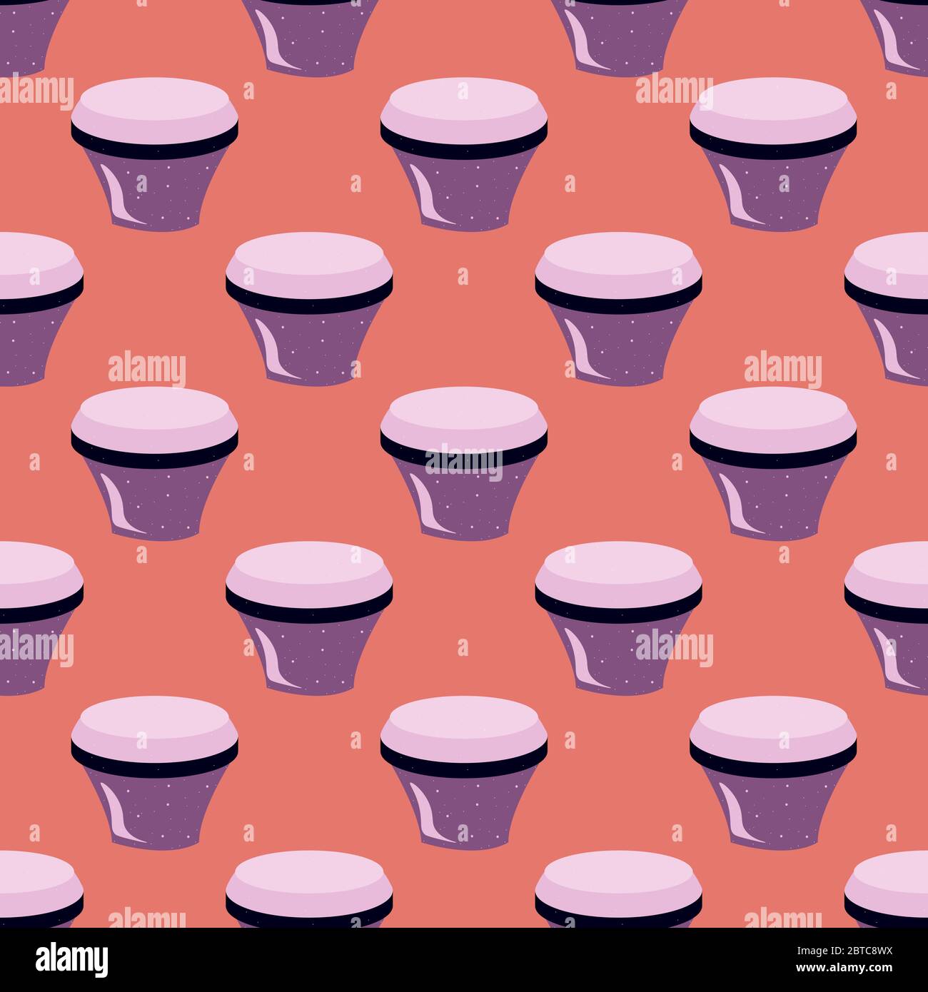 Bongo pattern , illustration, vector on white background Stock Vector ...