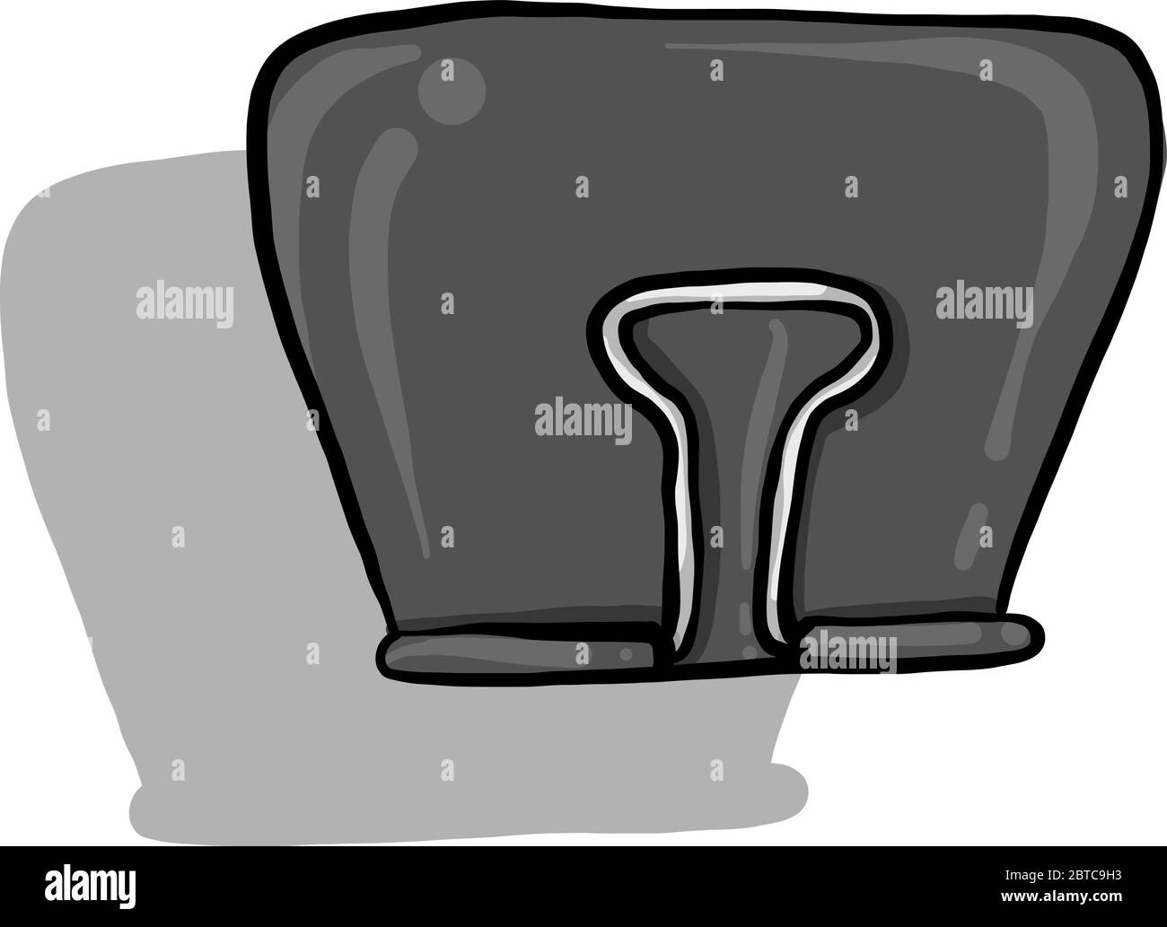 Clamp , illustration, vector on white background Stock Vector Image ...