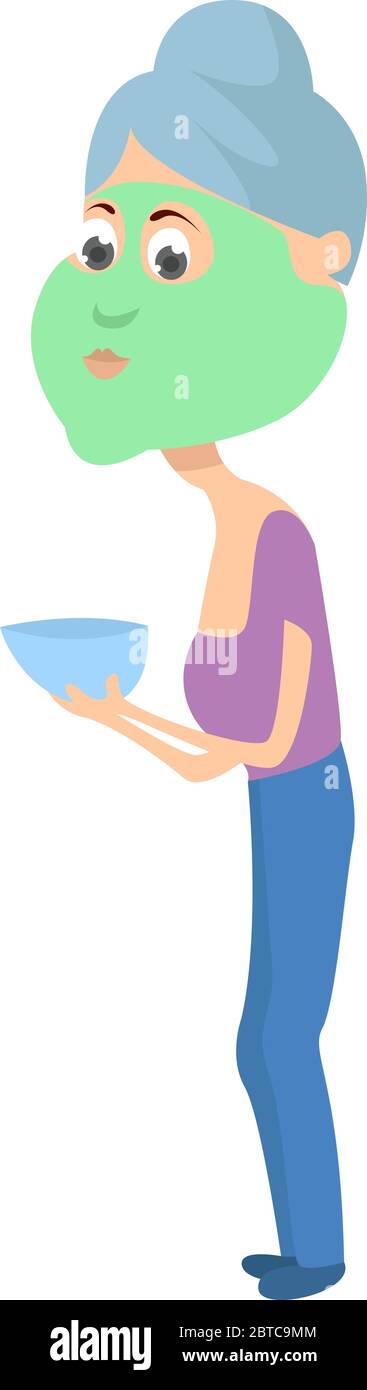 Face mask , illustration, vector on white background Stock Vector Image ...