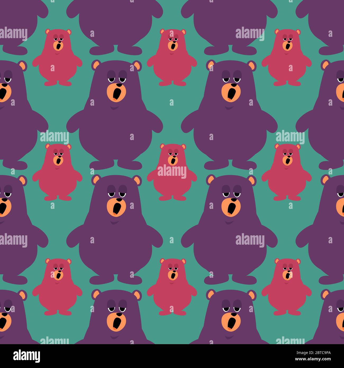 Print bears Stock Vector Images - Alamy