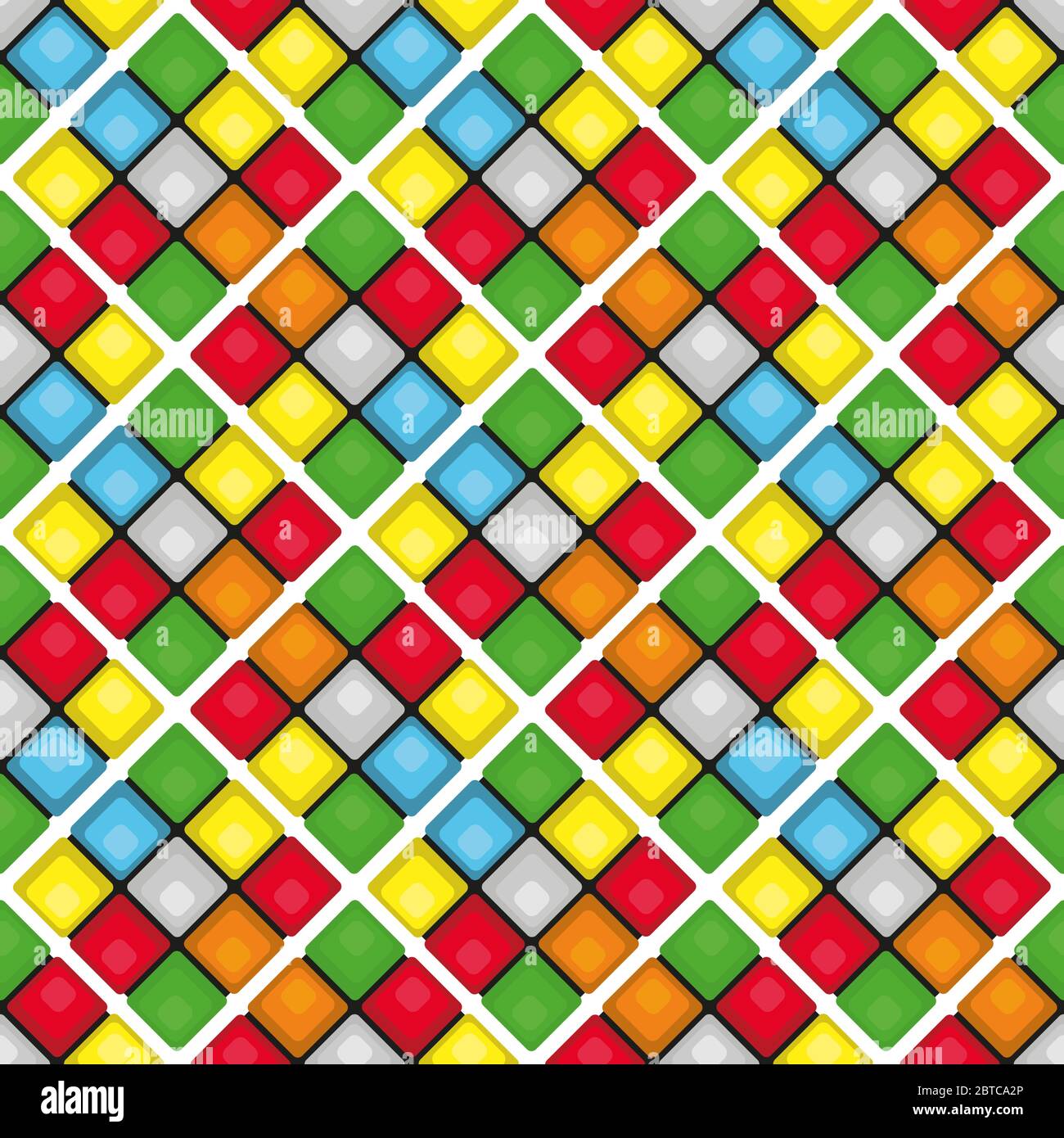 Rubic cubes , illustration, vector on white background Stock Vector ...