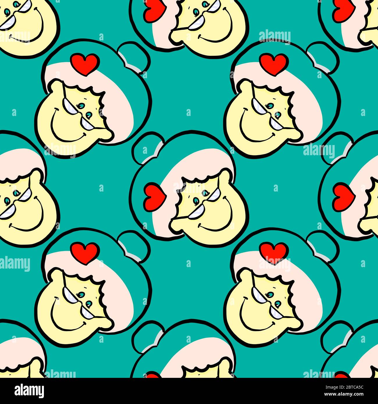 Grandma pattern , illustration, vector on white background Stock Vector ...