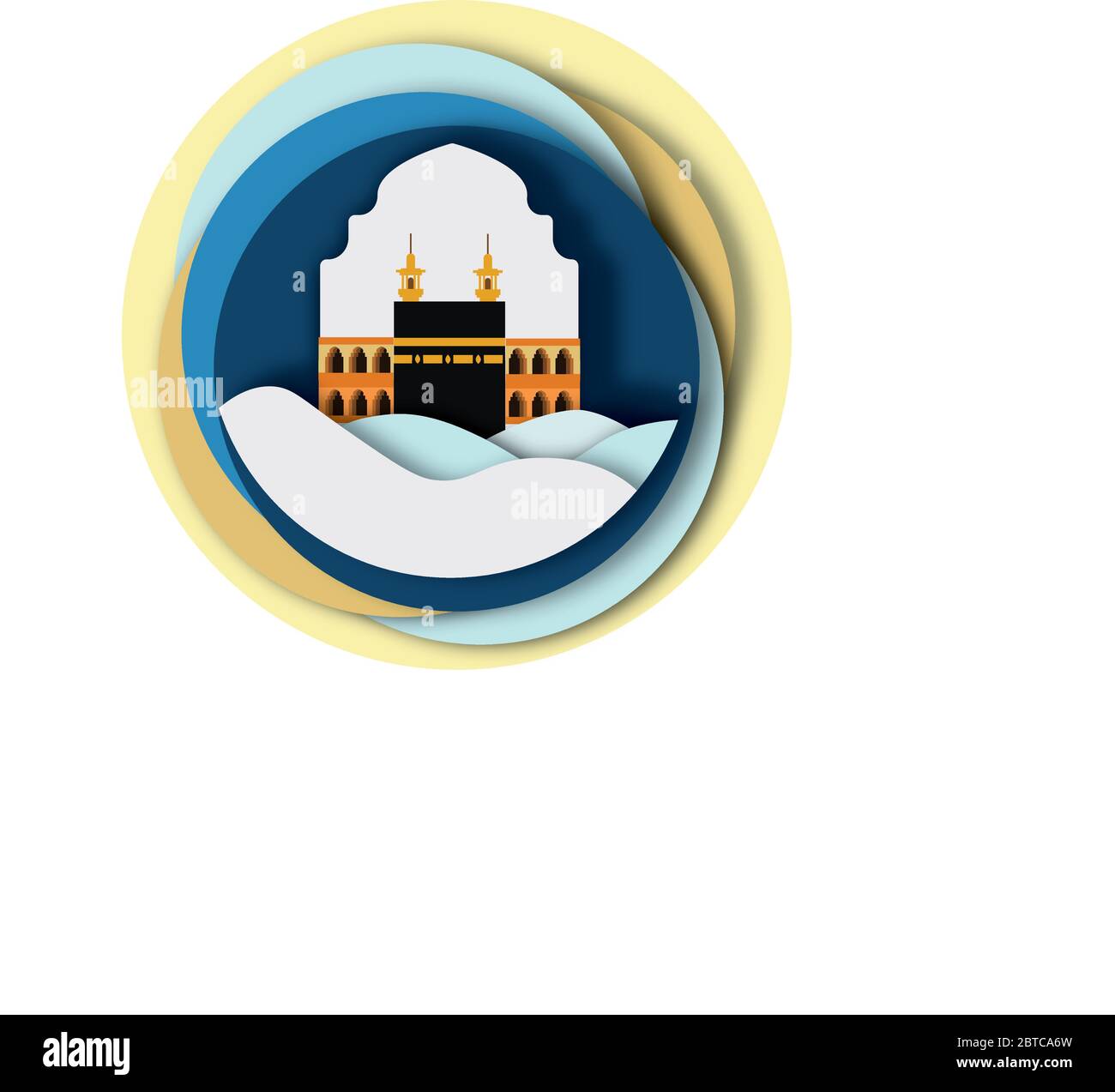 Mecca white Stock Vector Images - Alamy