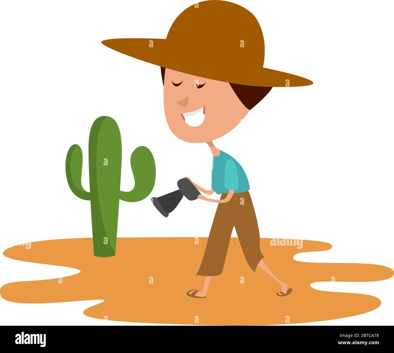 Man on vacation in Stock Vector Images - Alamy