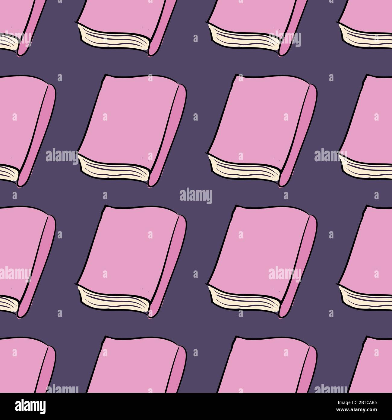 Vintage books blue Stock Vector Images - Alamy