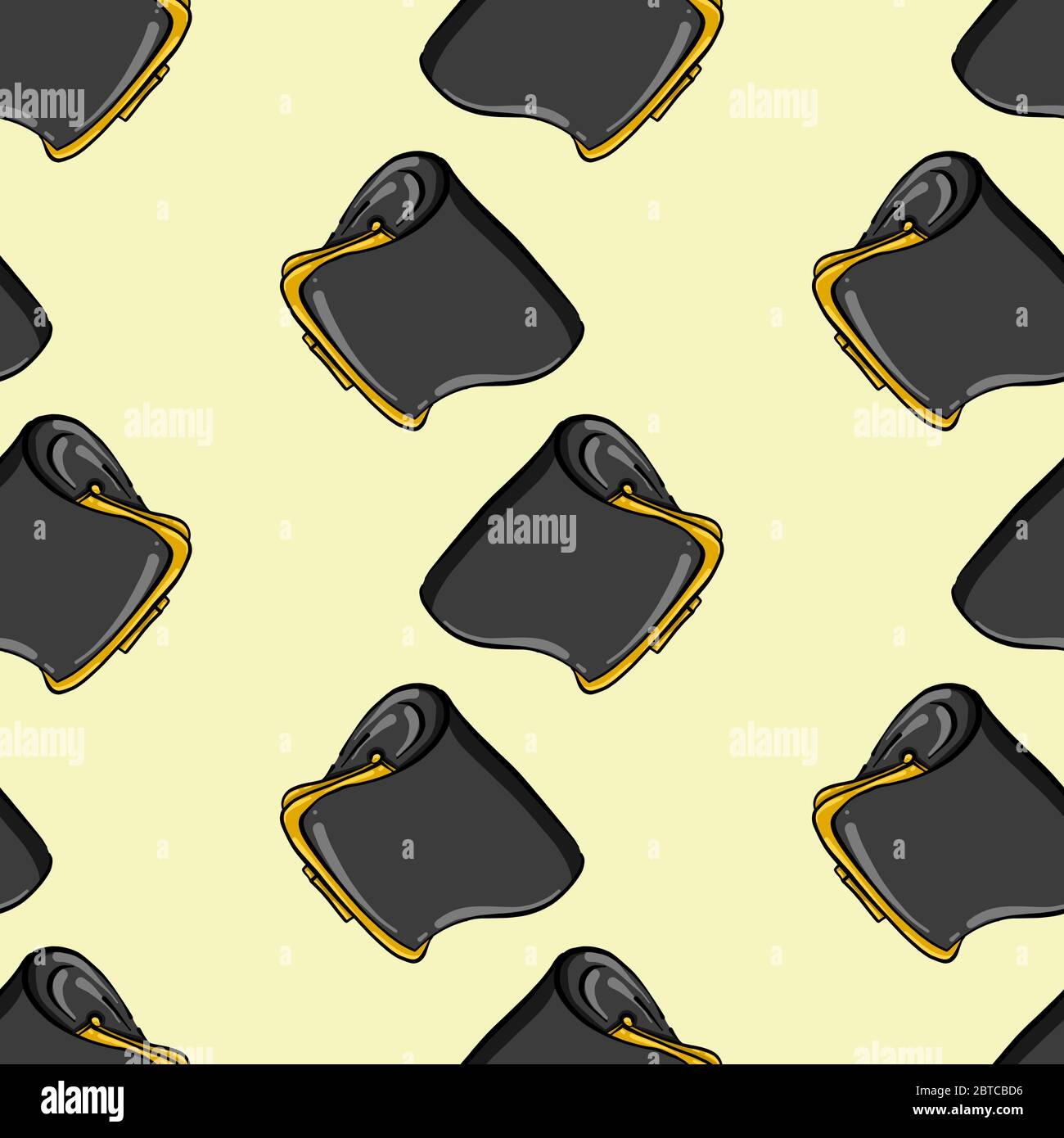 Money bag pattern , illustration, vector on white background Stock ...