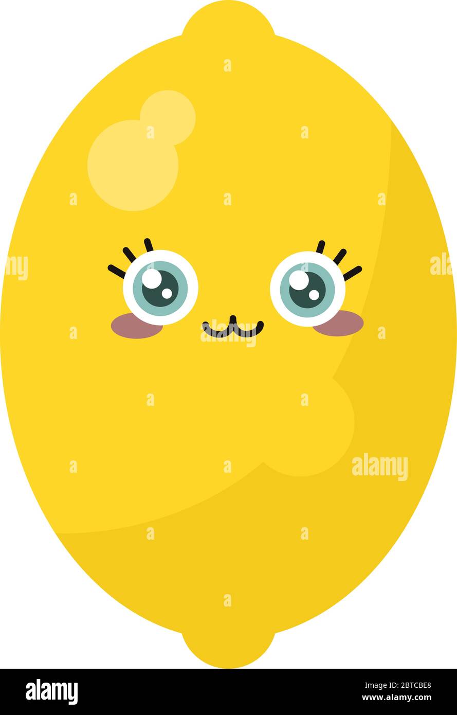 Cute lemon , illustration, vector on white background Stock Vector ...