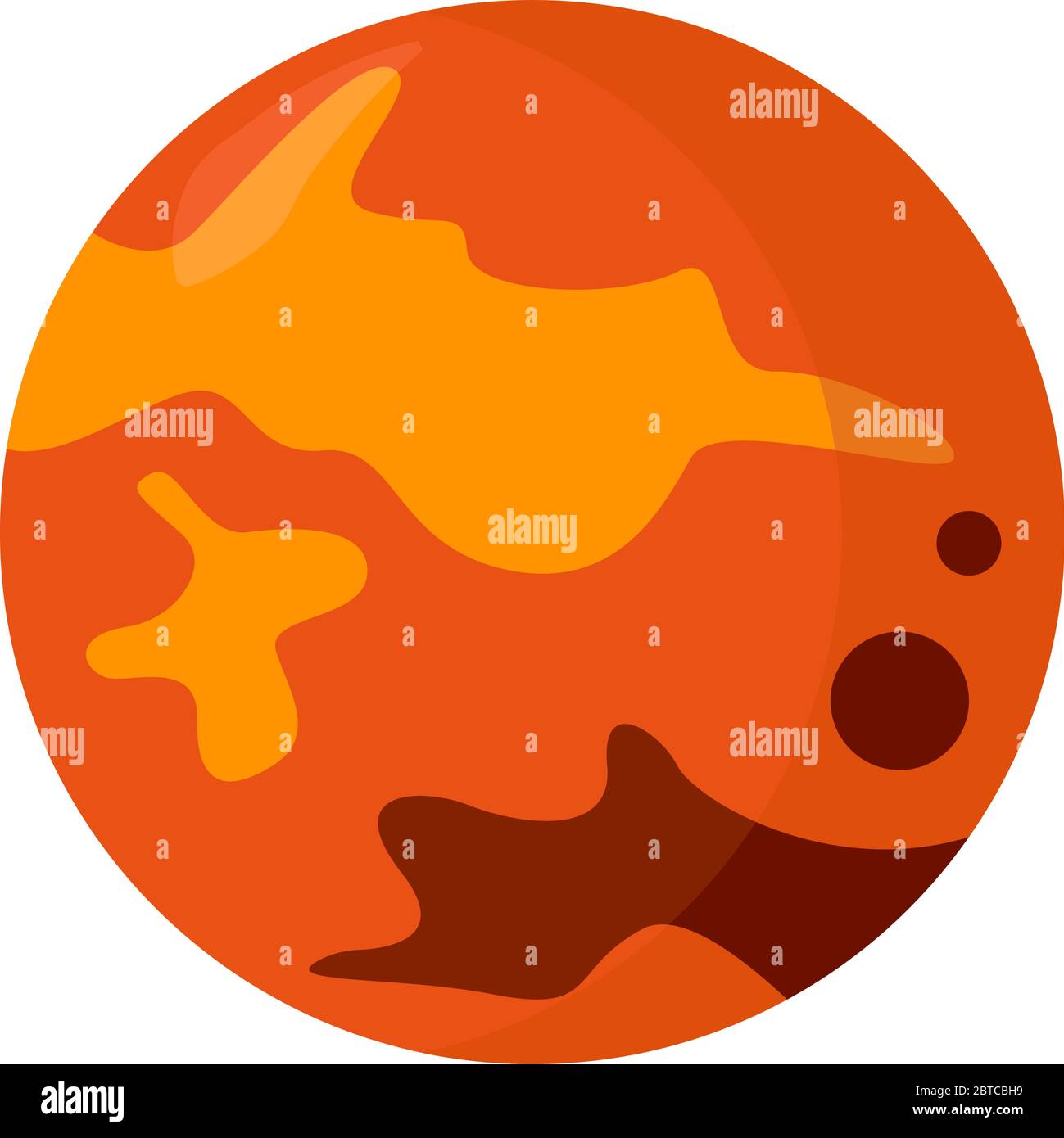 Astronaut on planet mars Stock Vector Images - Alamy