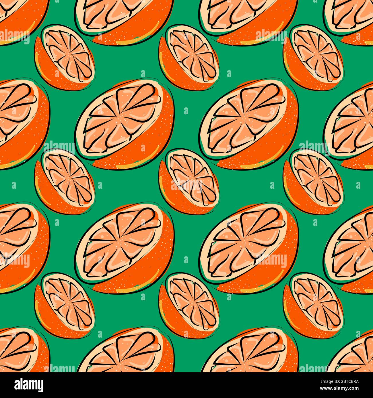 Orange vector pattern Stock Vector Images - Alamy