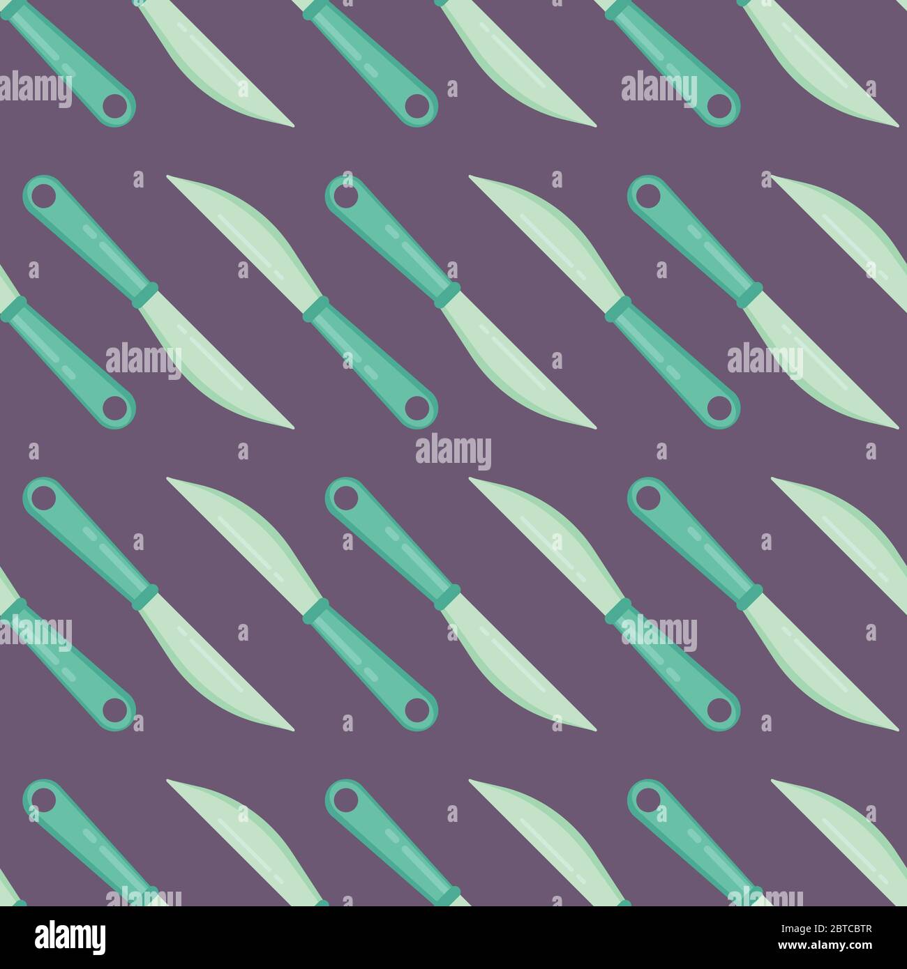 Wallpaper knife isolated Stock Vector Images - Alamy
