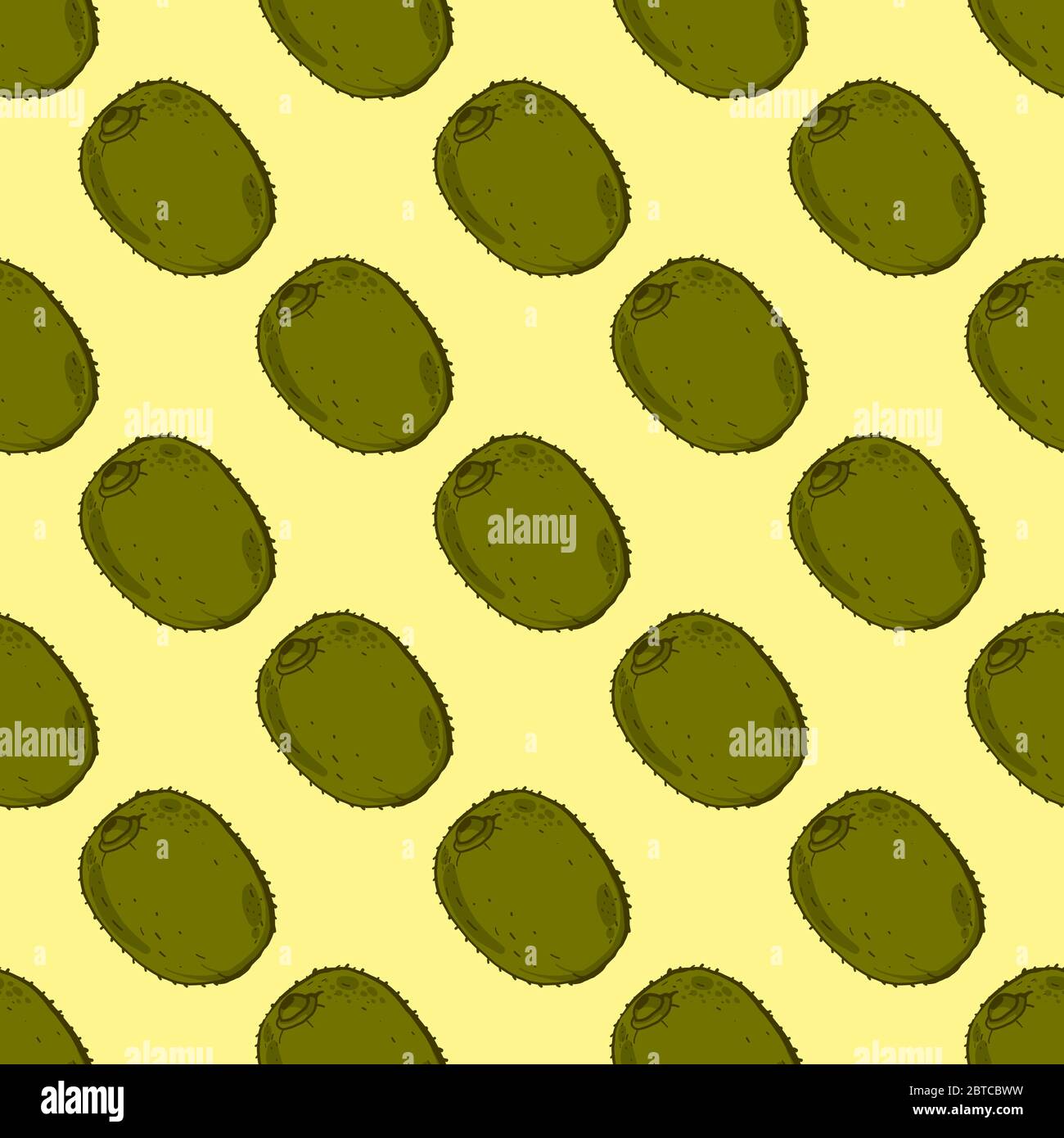 Green olives pattern , illustration, vector on white background Stock ...