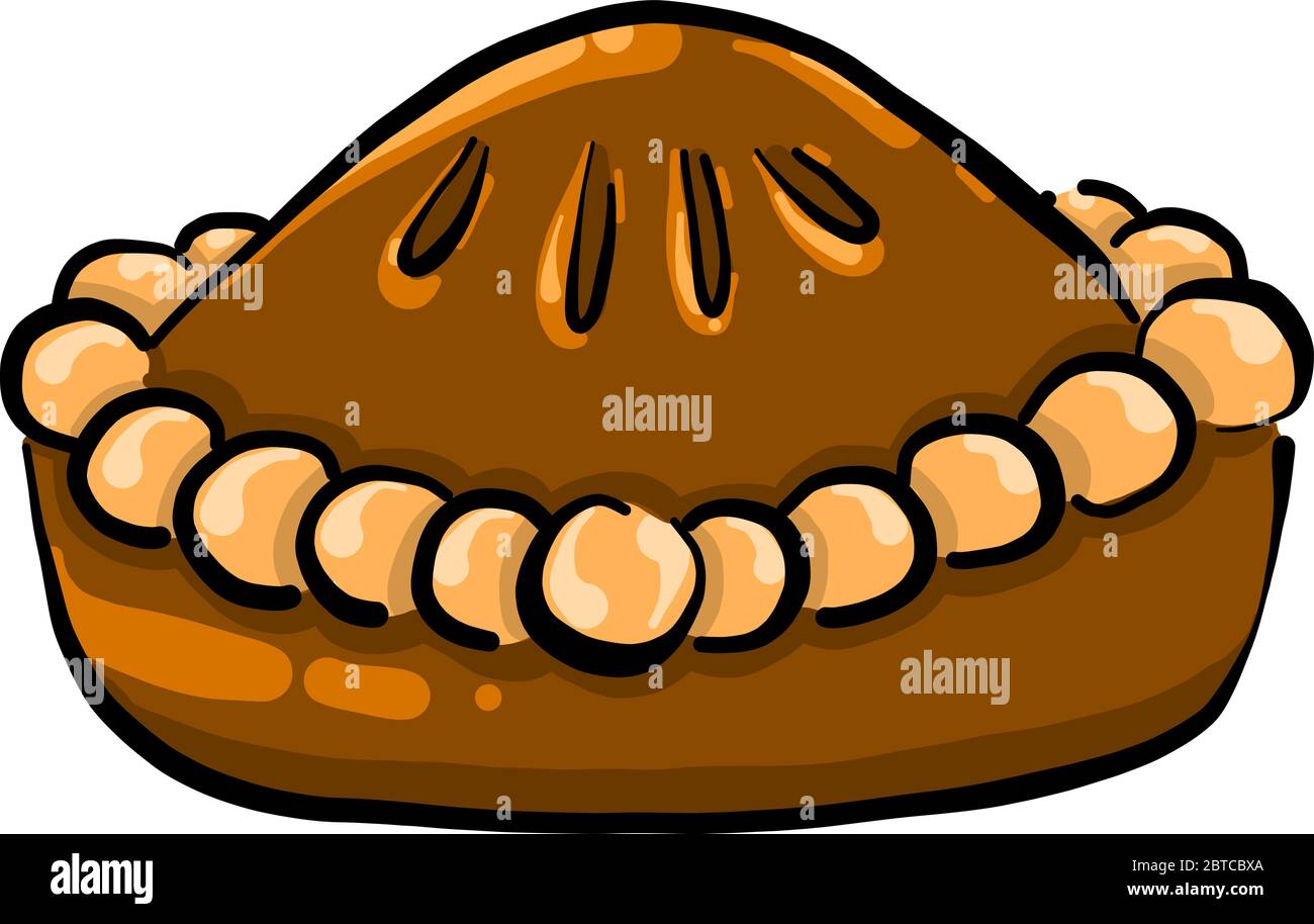 Illustration traditional baked apple Cut Out Stock Images & Pictures ...