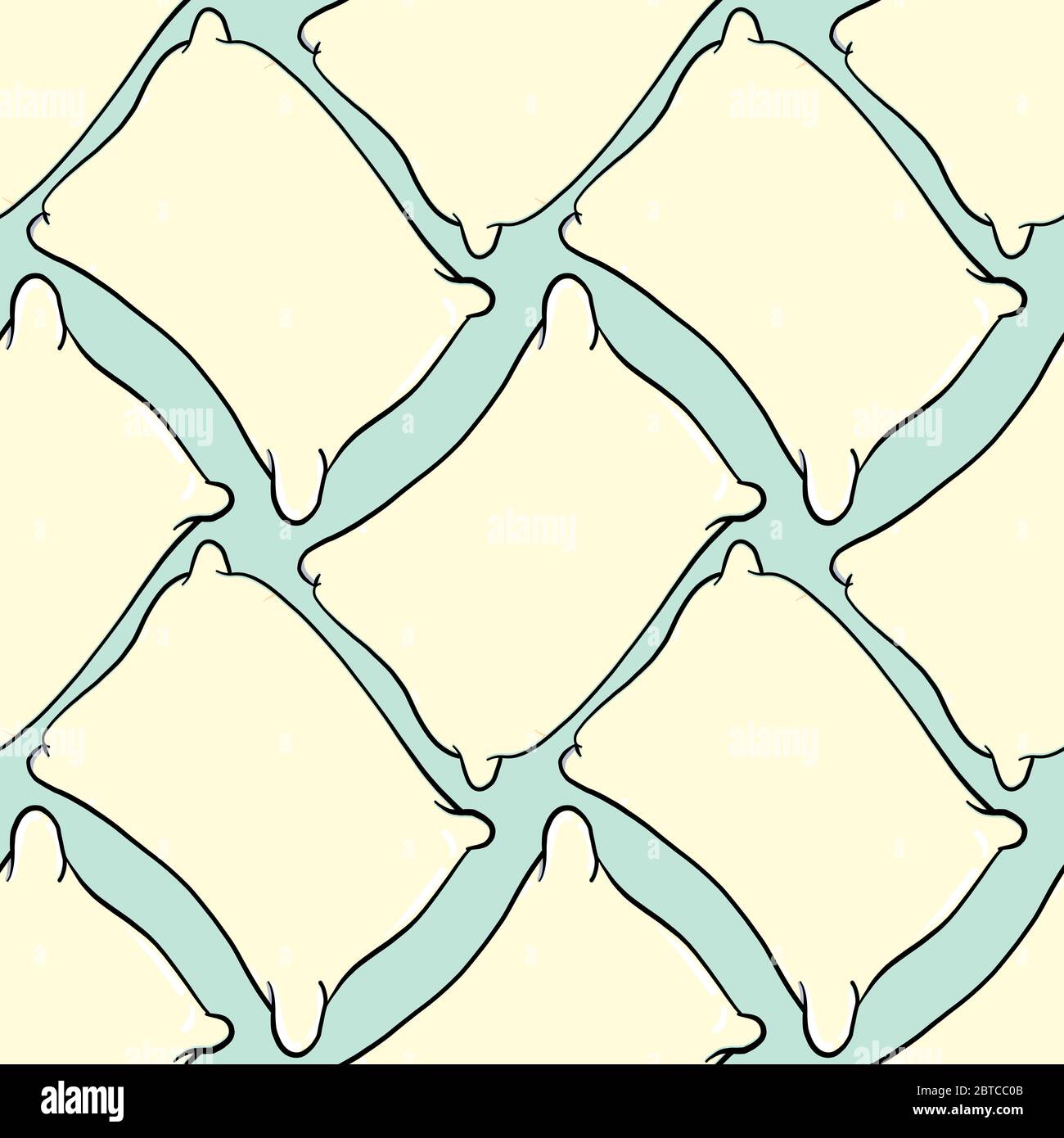 Pillows pattern , illustration, vector on white background Stock Vector ...