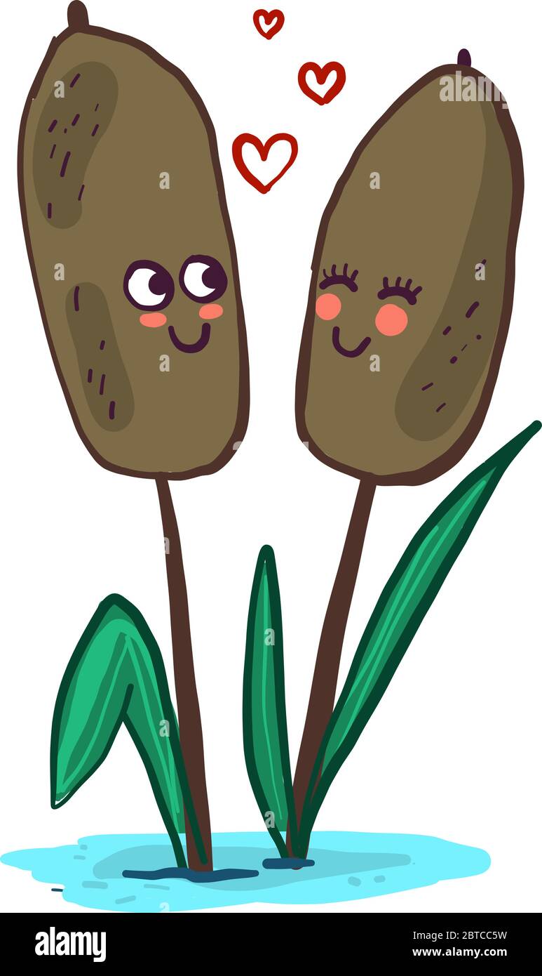 Decorative reeds Stock Vector Images - Alamy